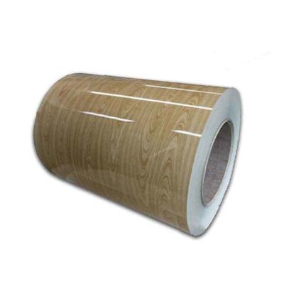 China Wooden Pattern PPGI Steel Coils GI Colorful for Customers Samples Color RAL in Prime for sale