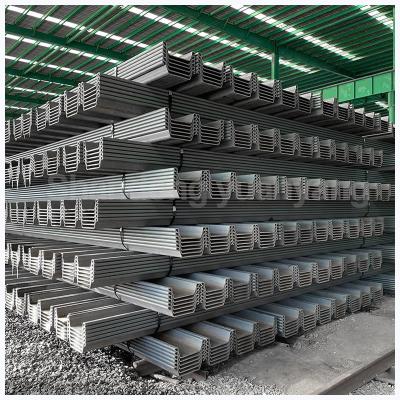 China FX26 steel sheet pile per ton a572 grade 60 for Harbor Used Welding Alloy Or Not Is Alloy Processing Service Welding for sale