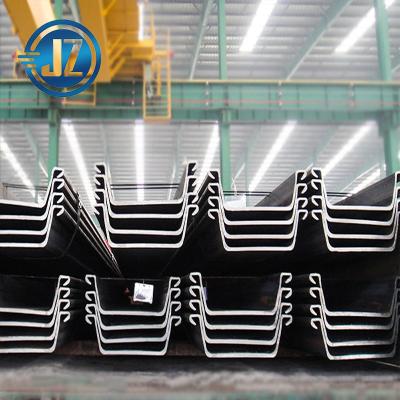 China Punching Processing Service Cold-formed U-shaped Type Hot Rolled Steel Sheet Pile for Invoicing by Actual Weight for sale
