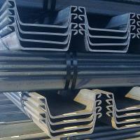 China Punching Processing Service Cold-formed U-shaped Type Hot Rolled Steel Sheet Pile for Invoicing by Actual Weight for sale
