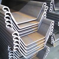 China Punching Processing Service Cold-formed U-shaped Type Hot Rolled Steel Sheet Pile for Invoicing by Actual Weight for sale