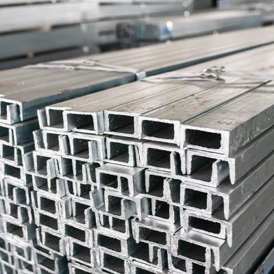 China Good U Shape Steel Channel Profile with Holes Galvanized Coated and 4.5-14.5mm Thickness for sale