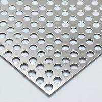 China ASTM Standard 4x8 5x10 Stainless Steel 304 Perforated Sheet 0.6mm 0.8mm 2mm Thickness Flat Sheet for sale