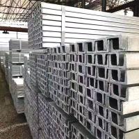 China Golden Galvanized Steel Channel with High Reliability 1-12m Length 4.5-14.5mm Thickness for sale
