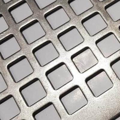 China 304L 316L 410 Stainless Steel Perforated Punched Metal Plate for Decoration ASTM Standard Surface Finish No.3 Zhongyu for sale