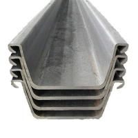 China Competitive U-type and Z-type Steel Sheet Piling for 12m Cofferdam Construction Materials for sale