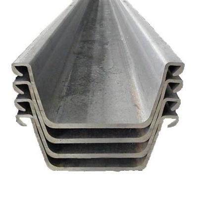 China Competitive U-type and Z-type Steel Sheet Piling for 12m Cofferdam Construction Materials for sale