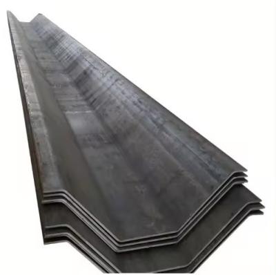 China Water Retaining Wall Stainless Carbon Steel Sheet Pile 12m Type 3 for Make Metal Parts within 400-750mm Width for sale