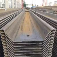 China Water Retaining Wall Hot Rolled Galvanized A660 Carbon Steel Sheet Piles Connector Z Type for Flat Sheet Construction for sale