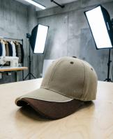 China GOTS Organic Cotton Six Panel Cap Eco Sustainable Custom Embroidery Logo Design for sale