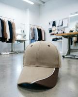 China GOTS Organic Cotton Six Panel Cap Eco Sustainable Custom Embroidery Logo Design for sale
