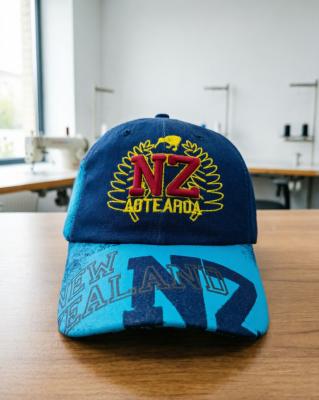 China Metallic Foil Print Baseball Cap Gold Silver Holographic Six Panel Custom Logo Design for sale