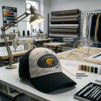 China Patterned Under Brim Six Panel Cap Surprise Detail Custom Embroidery Logo Design for sale