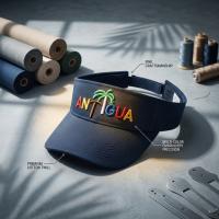 China Custom Wide Brim Sun Protection Visor OEM 100% Polyester Quick Dry for sale