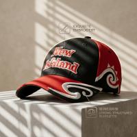 China Coordinated Side Back Embroidery Six Panel Cap Custom Logo Dual Design for sale