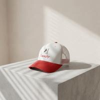 China Six Panel Structured Custom Mesh Baseball Caps Cotton Twill Brass Eyelets Buckle Back for sale