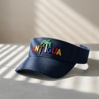 China Custom Wide Brim Sun Protection Visor OEM 100% Polyester Quick Dry for sale