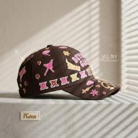 China Pinstripe Crown Personalised Baseball Caps Fine Stripe Suiting Print Custom Logo Design for sale