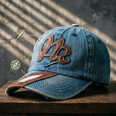 China Hang Tag Six Panel Cotton Baseball Cap Custom Embroidery Logo Package Design for sale