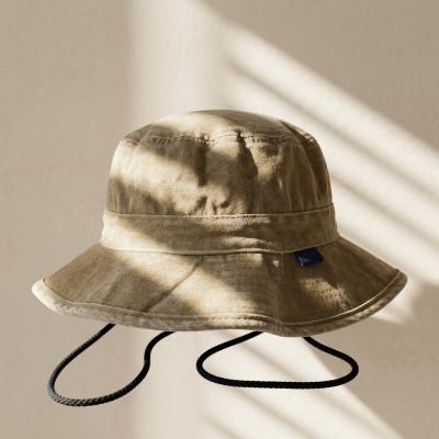 China Embroidered Logo Custom Bucket Hat Lightweight Outdoor Packable for Travel for sale