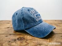 China Embroidered Six Panel Cotton Baseball Cap Structured Crown Logo Design Style for sale
