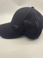 China Mesh Back Cotton Front Six Panel Cap Hybrid Breathable Custom Embroidery Design for sale