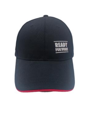 China Reflective Print Baseball Cap 3M Safety Night Visibility Six Panel Custom Logo Design for sale