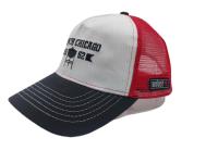 China Pre Curved Cotton Twill Custom Logo Trucker Hat Mesh Back Design Style for sale