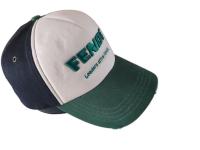 China Woven Patch Label Mens 5 Panel Hat Seamless Camp Style Badge Design for sale