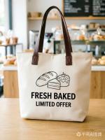 China OEM Cotton Canvas Tote Bag Screen Print Logo with Gusset Bottom Long Handle for sale