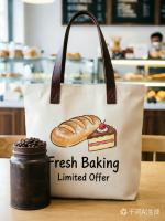 China OEM Cotton Canvas Tote Bag Screen Print Logo with Gusset Bottom Long Handle for sale