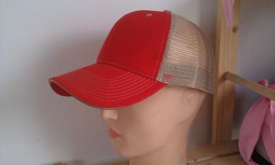 China Unfinished Blank Mesh Cap Cotton Front Mesh Back Customizable Snapback Outdoor for sale