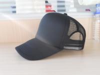 China Leather Patch Foam Front Blank Trucker Cap Cotton Snapback Vintage Style for sale