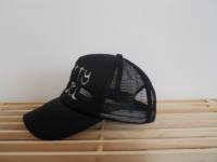 China Full Sublimation Print Customized Trucker Hats Mesh Back Edge Graphic Style for sale