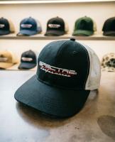 China Cotton Twill Flat Embroidery Flat Brim Baseball Cap High Crown Custom Logo Design for sale