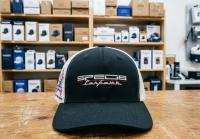 China Cotton Twill Flat Embroidery Flat Brim Baseball Cap High Crown Custom Logo Design for sale