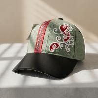 China Printed Six Panel Cap 3D Embroidery Design Custom Logo Textured Crown Style for sale