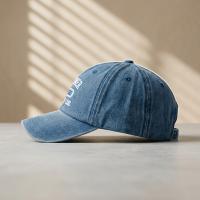 China Embroidered Six Panel Cotton Baseball Cap Structured Crown Logo Design Style for sale