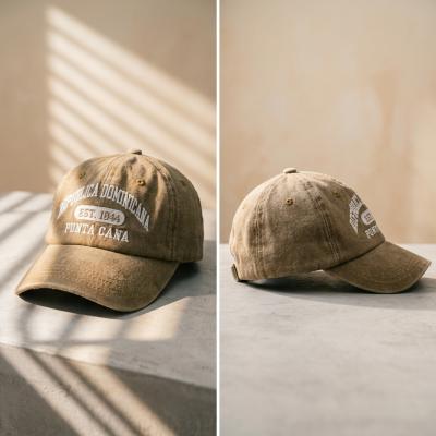 China Structured Crown Six Panel Cotton Cap Custom Embroidery Logo Design for sale