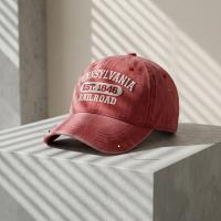 China Acid Wash Six Panel Cap Retro Faded Cotton Custom Embroidery Logo Style for sale
