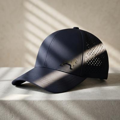 China Mesh Back Cotton Front Six Panel Cap Hybrid Breathable Custom Embroidery Design for sale
