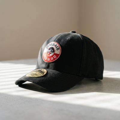 China Linen Blend Six Panel Cap Natural Texture Cotton Custom Embroidery Logo Style for sale