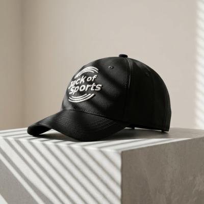 China Custom Cotton Six Panel Baseball Cap Structured Crown Embroidery Logo Design for sale