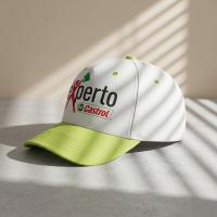 China Screen Print Front Five Panel Cap All Over Embroidery Stitch Pattern Design for sale
