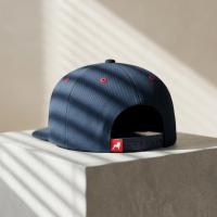 China 3D Embroidery 5 Panel Running Hat Seamless Screen Print Color Design for sale