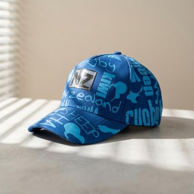 China Patterned Under Brim 5 Panel Cap Surprise Detail Custom Hat Design for sale