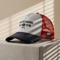 China Pre Curved Cotton Twill Custom Logo Trucker Hat Mesh Back Design Style for sale
