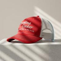 China Adjustable Strapback Mesh Back Custom Trucker Cap Embroidery Style Design for sale