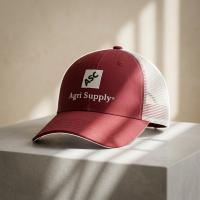 China Cotton Twill Front Mesh Back Custom Trucker Cap Embroidery Design Style for sale