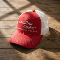 China Adjustable Strapback Mesh Back Custom Trucker Cap Embroidery Style Design for sale